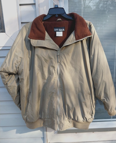 WFS Element Gear 2XL TAN Men’s Waterproof Full Zip Collared Fleece ...