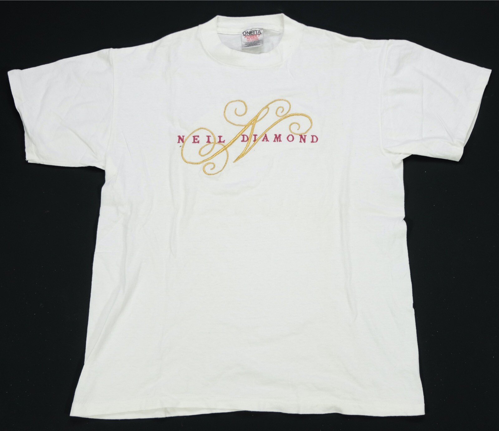 Rare Vintage Neil Diamond Embroidered Logo Single Sti… - Gem