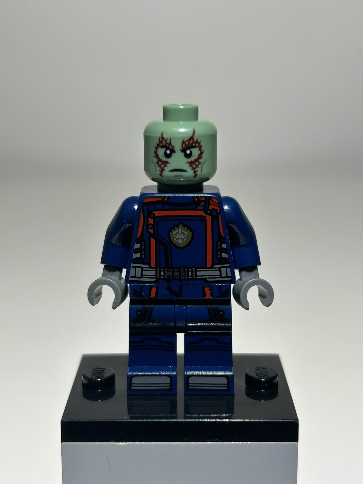 LEGO Drax Minifigure 76255 Classic Blue Suit Marvel Guardians Of The ...