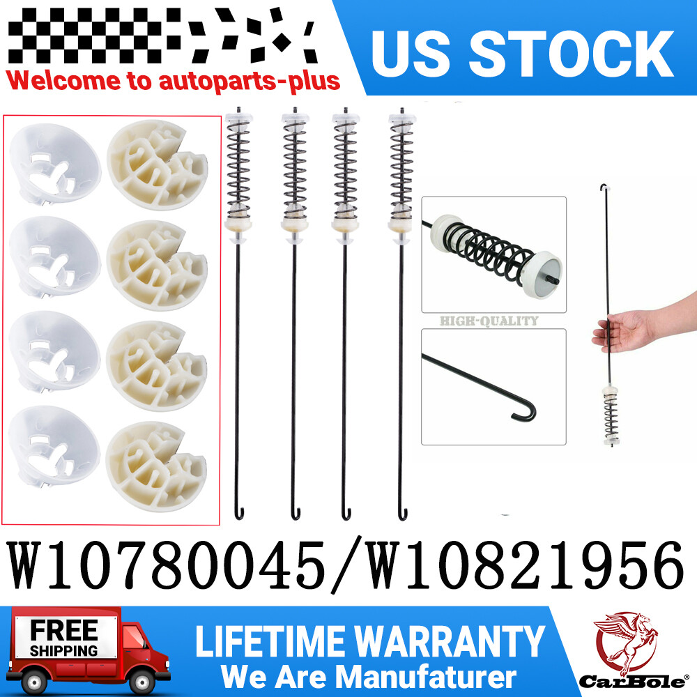 Washer Suspension Rod Kit For Whirlpool Kenmore Maytag W10780045 ...