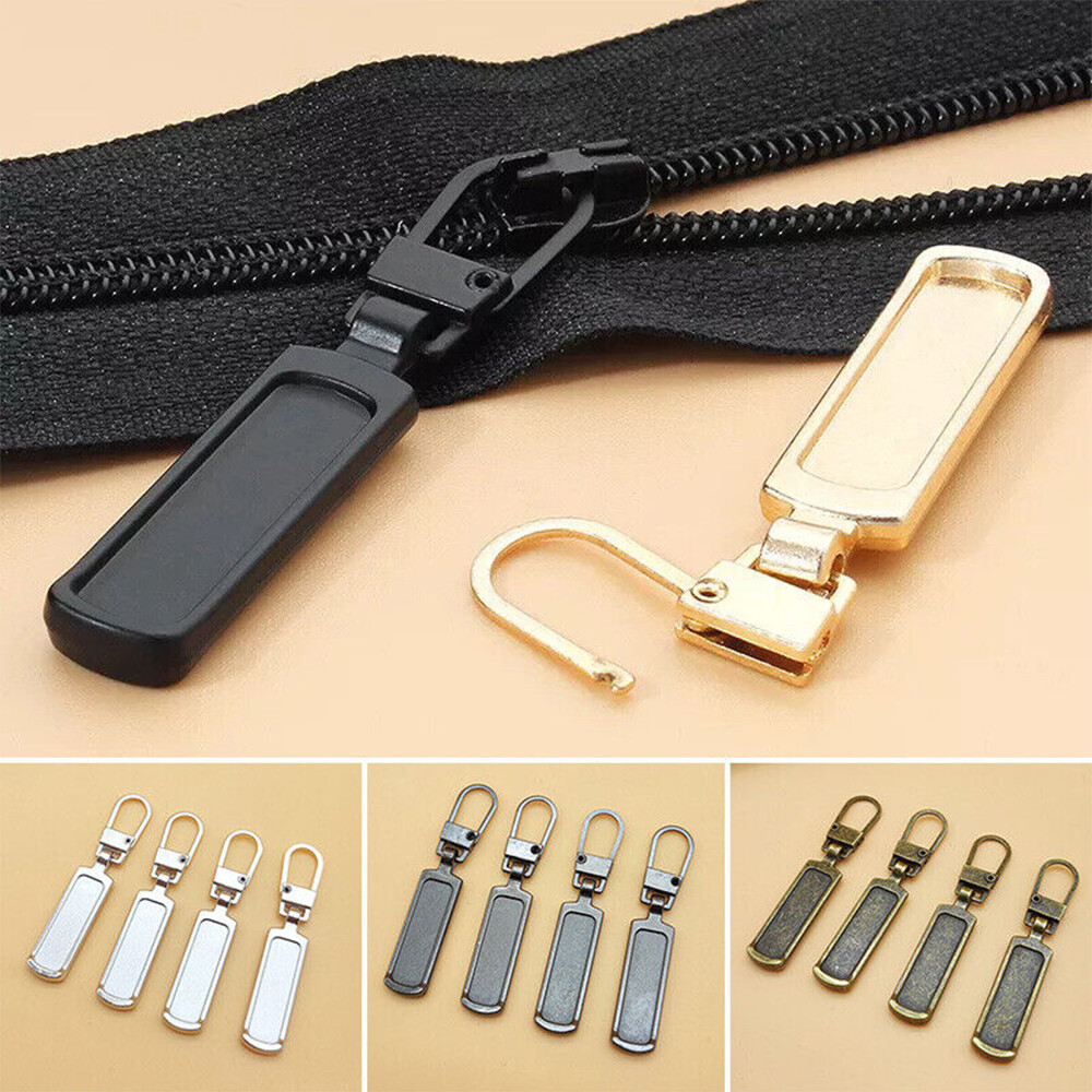 5PCS Zipper Slider Pull Tag Fixer Repair Replacement Puller For DIY ...