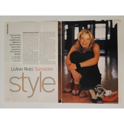 LeAnn Rimes 2 Page Article/Clipping | eBay