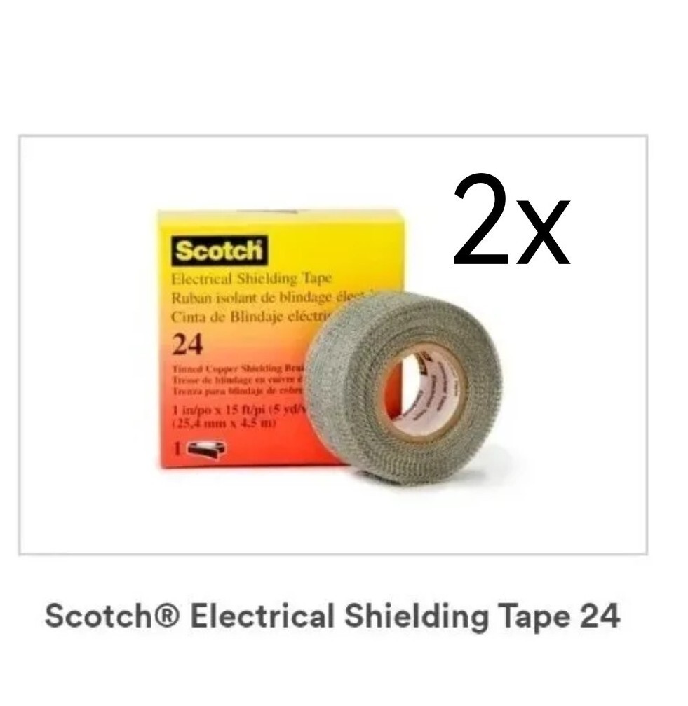 3M Scotch Electrical Shielding Tape 24 (25mm X 4.6m) for sale online | eBay