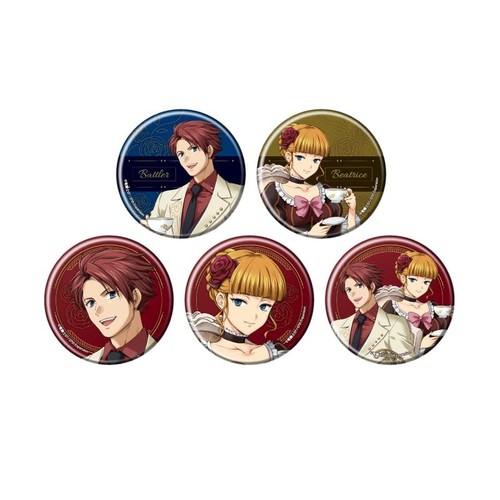 Umineko When They Cry 34 Tea Party ver. Can Badge BOX [all 5 sets (Full ...