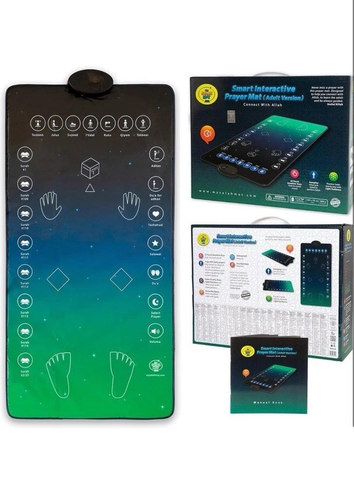 My Salah Mat Smart Interactive Prayer (Mat Adult Version) | eBay