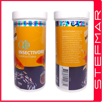 Insectivore Goldfish Flake Food 100g | eBay Australia
