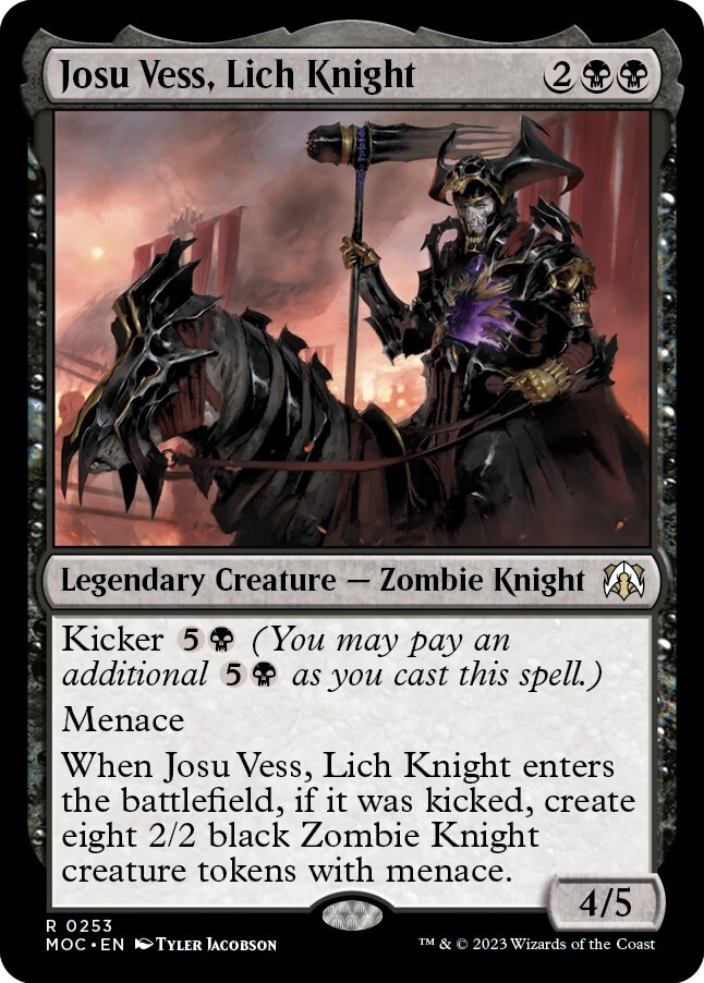 Josu Vess, Lich Knight Commander: March of the Machine Regular for sale online | eBay
