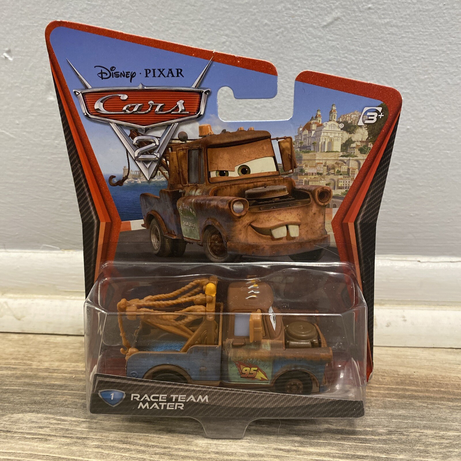2010 Mattel Disney Pixar Cars 2 Race Team Mater Figure Sealed New | eBay