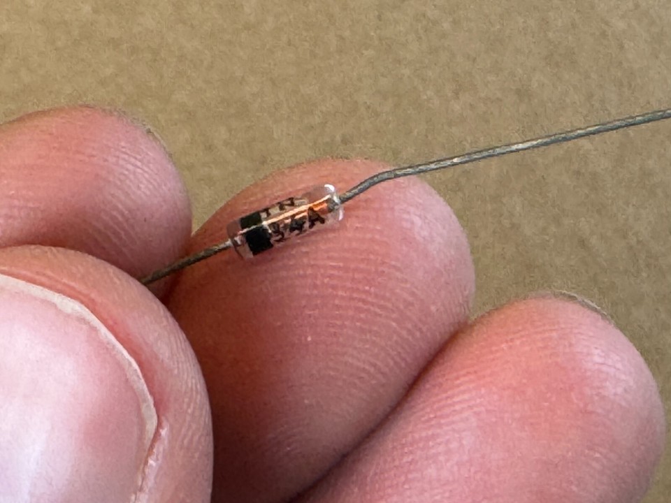 10 NOS Vintage 1N34A Germanium Diodes by Solid State Systems SSS Made ...