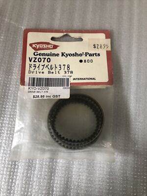 Genuine Kyosho Parts Drive Belt 378 KYO-VZ070 | eBay