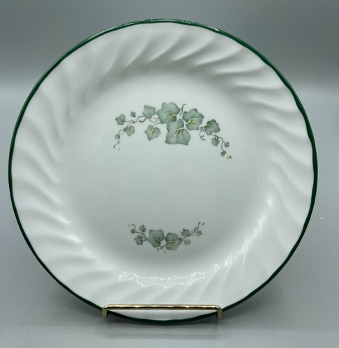 Corning Corelle Green Callaway Ivy Swirl 7 1/4" Bread Dessert Plates ...