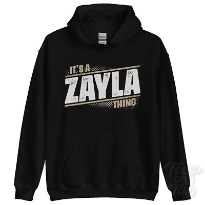 ITS A ZAYLA THING HOODIE name surname funny family hoody gift idea | eBay