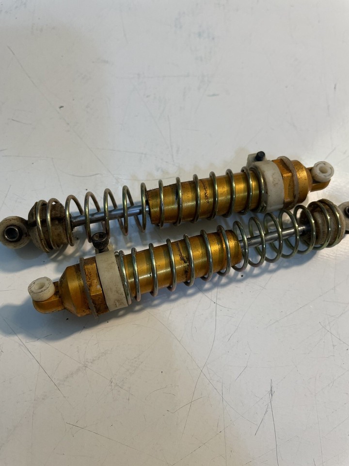 RC10 6010 Gold TEAM ASSOCIATED VINTAGE RC10 BUGGY Shocks Rear | eBay
