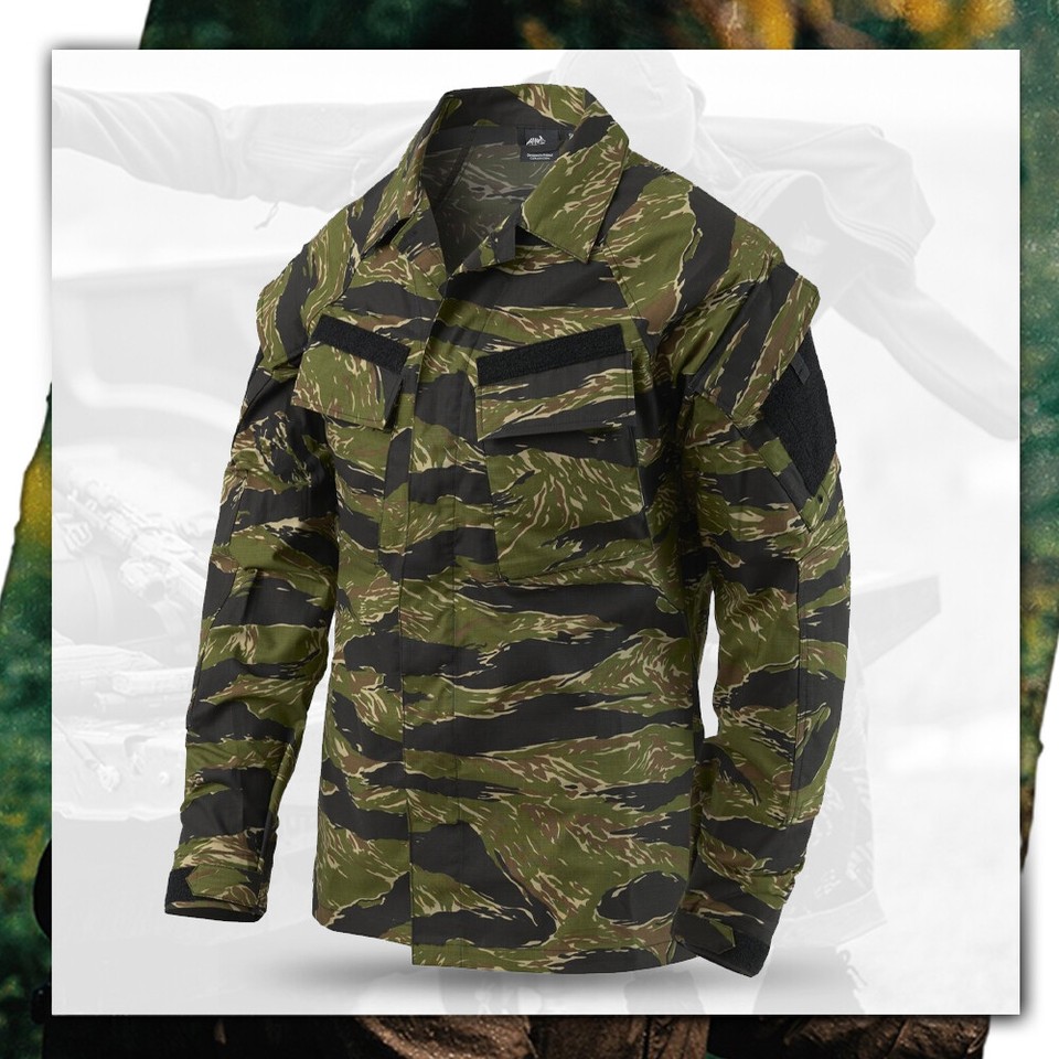 Tactical Shirt Helikon Tex RAID Combat Field Jacket Tiger Stripe ...