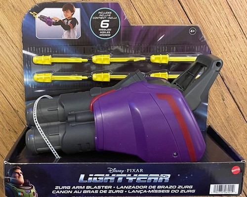 Disney Pixar Lightyear Zurg Arm Blaster Role Play Toy Includes 6 ...