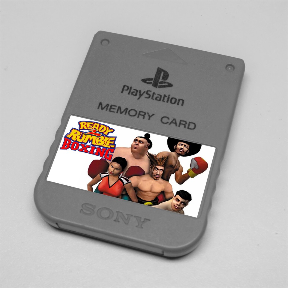 Custom PlayStation 1 (PS1) Memory Card Stickers - Catalog #2 - You Pick ...