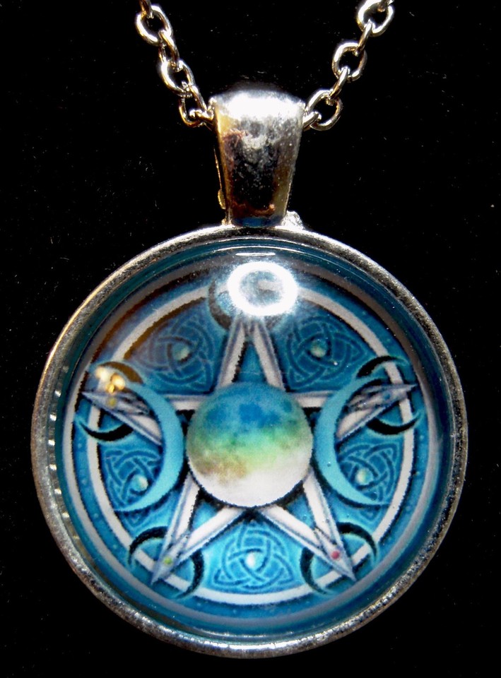 Pentagram Pentacle Celtic Pendant Protection Wicca Druid Pagan 18-19 ...