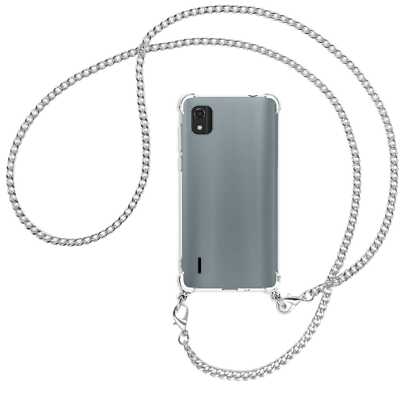 Handykette für Nokia C2 2nd Edition 2022 (TA-1468,1454) silberfarbene ...