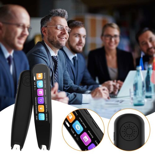 Upgraded Translation Scanning Pen Record Black Scan Reader Pen ...