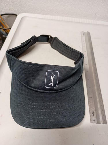 PGA TOUR OFFICIAL LICENSED MEN'S BLACK GOLF VISOR OSFA AIRFLUX ...