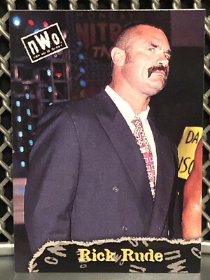 1998 Topps Rick Rude NWO WCW Wrestling Card #20 WWE Classic Superstars ...