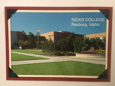 Ricks College Rexburg Idaho Vintage Postcard | eBay