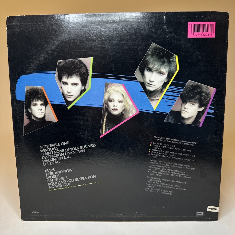 Missing Persons Spring Session M (1982) LP Vinyl Record Columbia House ...