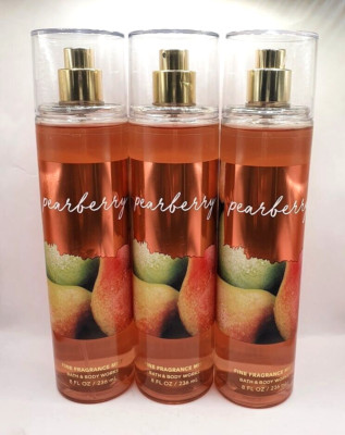 BATH AND BODY WORKS PEARBERRY BODY MIST 8 FL OZ EACH (3) | eBay