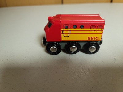 Brio World Wooden Railway Red & Yellow Farm Train Very Good Condition ...