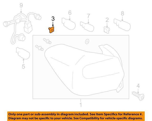 Subaru 909220004 Genuine OEM Tail Lamp ASSY Grommet for sale online | eBay