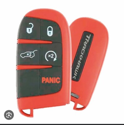 2018-2021 JEEP TRACKHAWK RED KEY FULL POWER 5B HATCH SMART KEY M3N ...