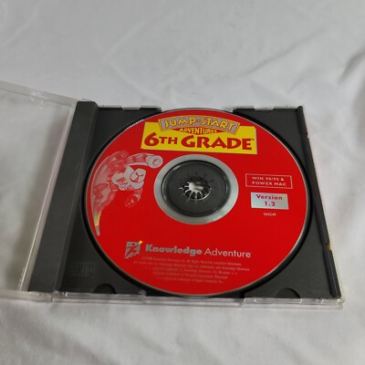 Jump Start Adventures CD-ROM Mission EarthQuest 6th Grade Mac/PC 1998 ...
