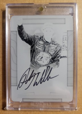 2017 National Treasures Rusty Wallace Autograph 1/1 Winning Signatures ...