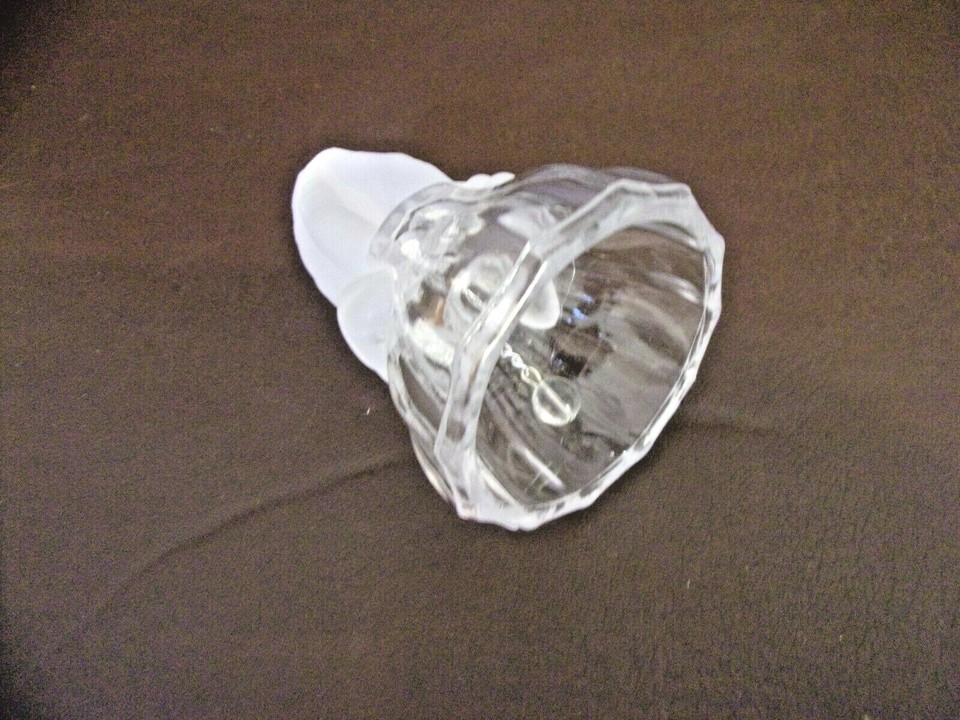 Religious Glass Bell With Frosted Glass Praying Hands | eBay