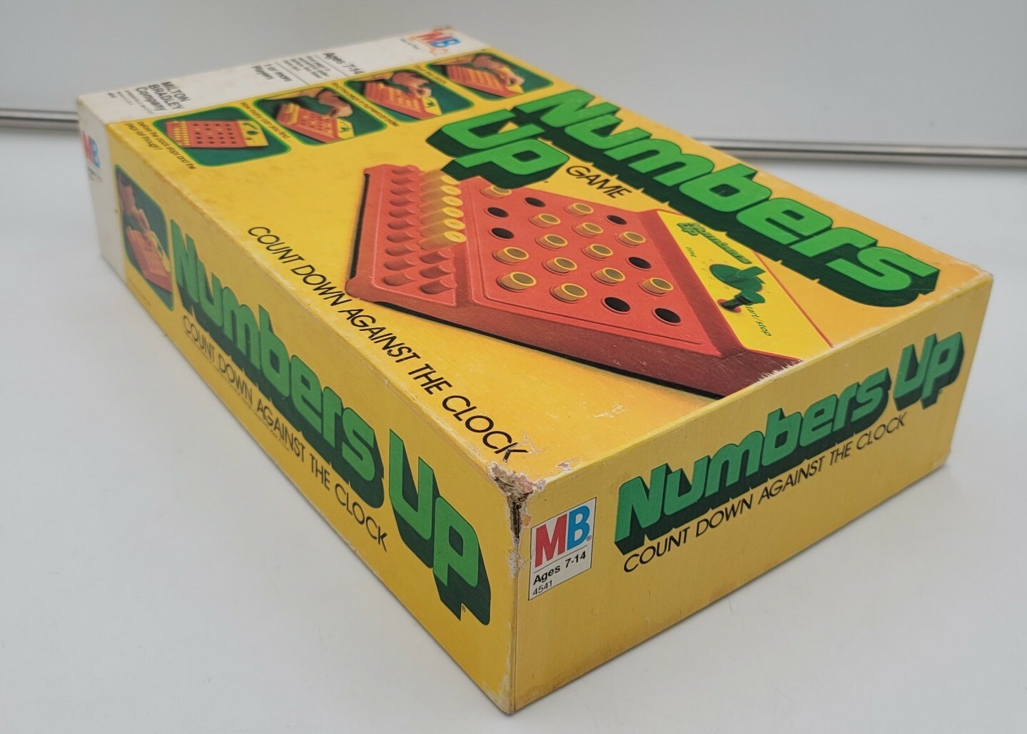 Vintage 1981 Numbers Up Game Milton Bradley Board Game Timer Works ...