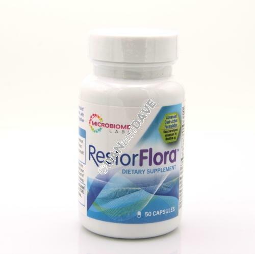 Microbiome Labs RestorFlora Probiotic Supplement - Saccharomyces ...