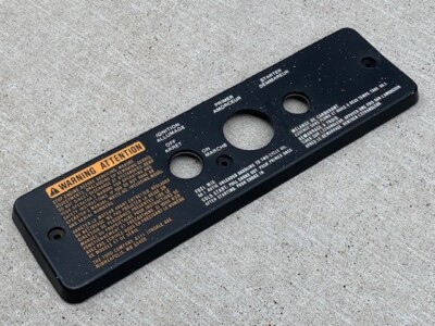 Toro CCR 2000 CCR 2400 38180 38181 38409 Snow Blower Control Panel Dash ...