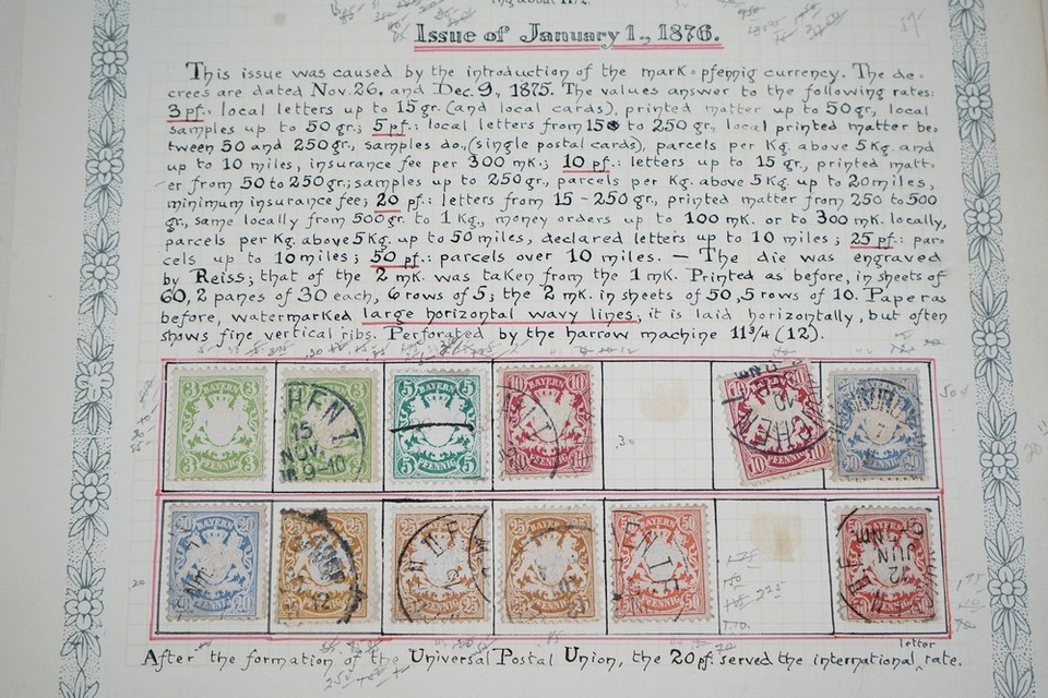 GERMANY BAVARIA 1860s-1920 COLLECTION OF 500+ STAMPS MINT & USED ON ...