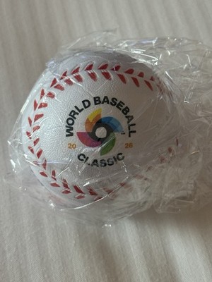 2026 World Baseball Classic Logo Baseball WBC Stress Ball Puerto Rico ...