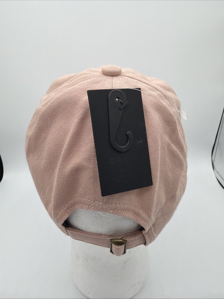 David & Young Smiley Face Hat Cap Smile Happy Adjustable OSFM Pink New ...