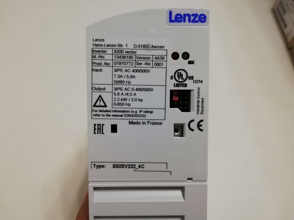 LENZE E82EV222K4C Inverter New One Expedited Shipping E82EV222_4C | eBay
