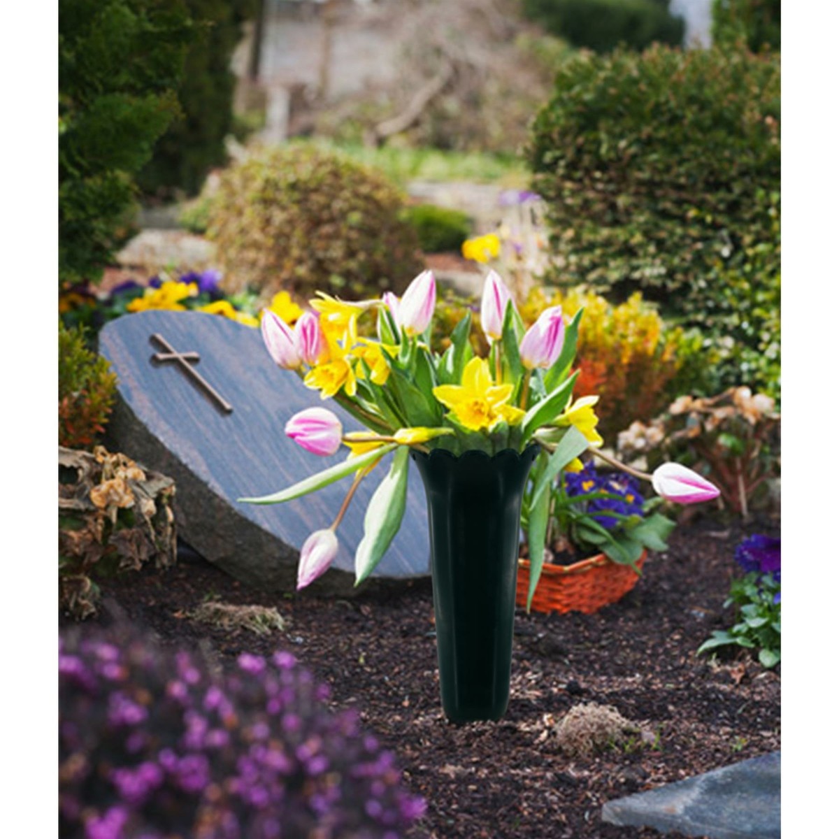 Cemetery Flower Pot Holder