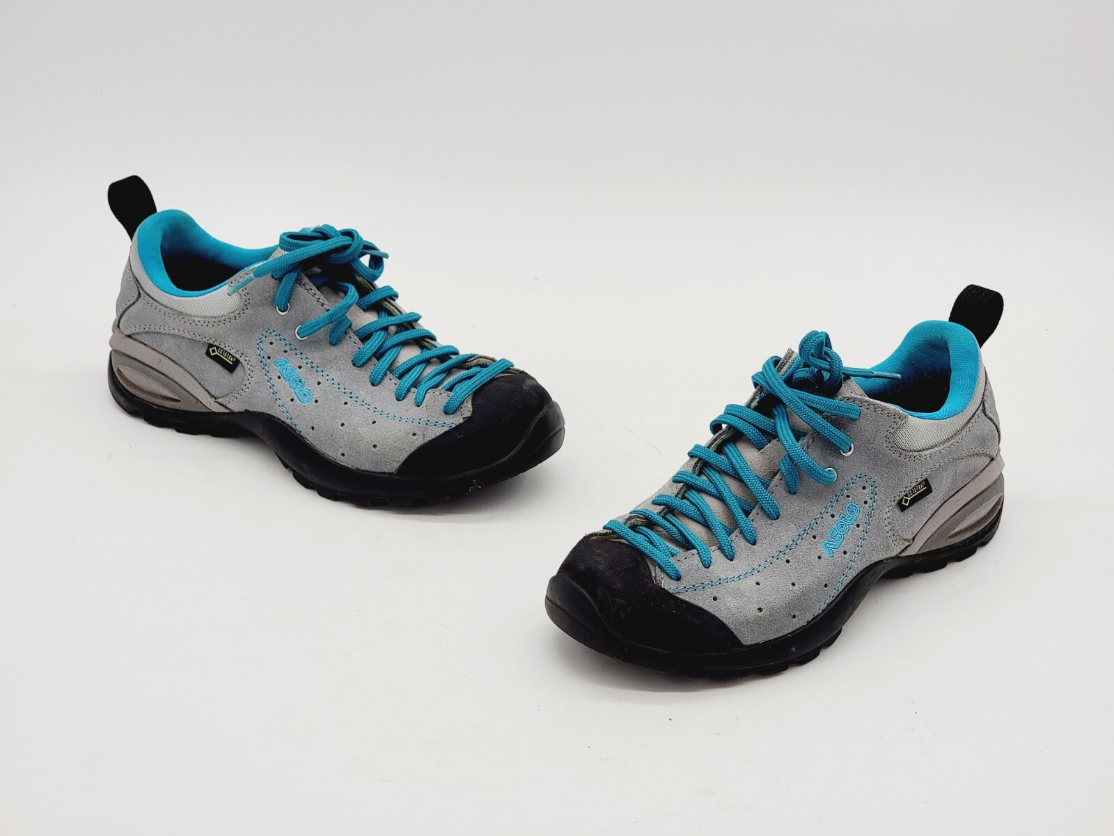 Asolo Shiver GTX Gray Blue Shoes Lace Up Gore-Tex Women's Size 6US 4 ...