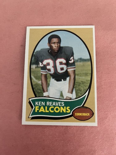 1970 Topps #99 Atlanta Falcons Ken Reaves NRMT CONDITION. | eBay