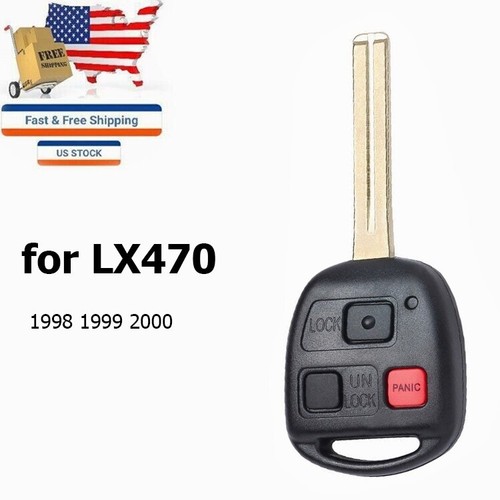 Keyless Remote Key Fob for Lexus LX470 1998 - 2000 HYQ1512V 4C Chip ...