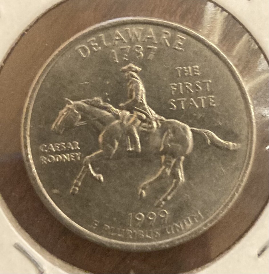 1999 D Delaware State Quarter AU. Lot #261 | eBay