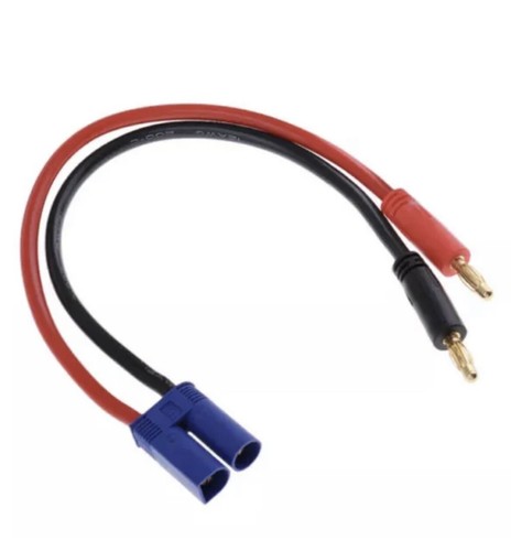 EC5 15cm Charge Cable 4.0mm Banana Plug To EC5 12 AWG Heavy Duty Rc Car Plane | eBay Australia