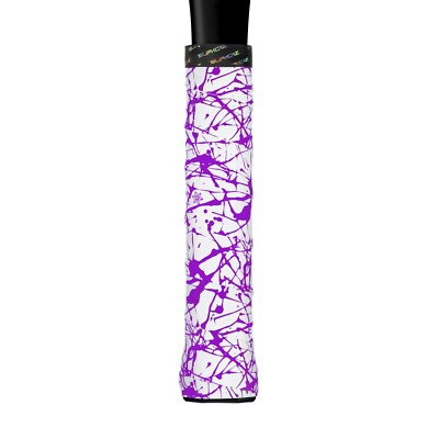 SUPACAZ Super Sticky Kush Tennis Overgrip - Splat Neon Purple - 3 pcs ...