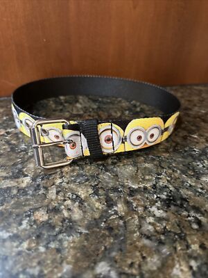 Despicable Me Minion Boys Girls Belt Children Unisex Size S/M | eBay