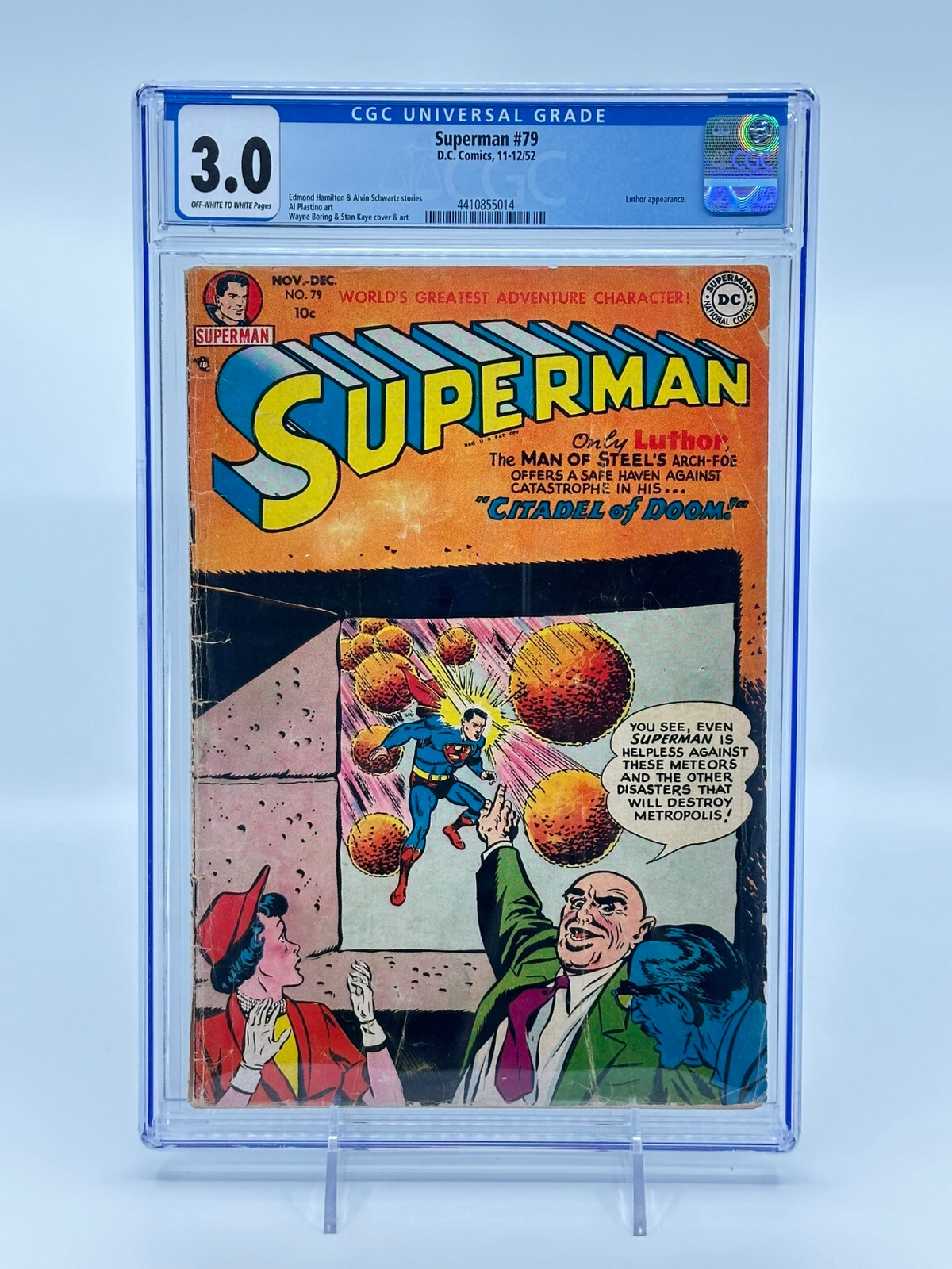 Superman #79 CGC 3.0 Off-White to White Pages DC Comics 1952 | eBay